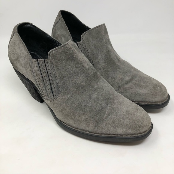 Born | Shoes | Born Fredrika Light Gray And Black Booties | Poshmark